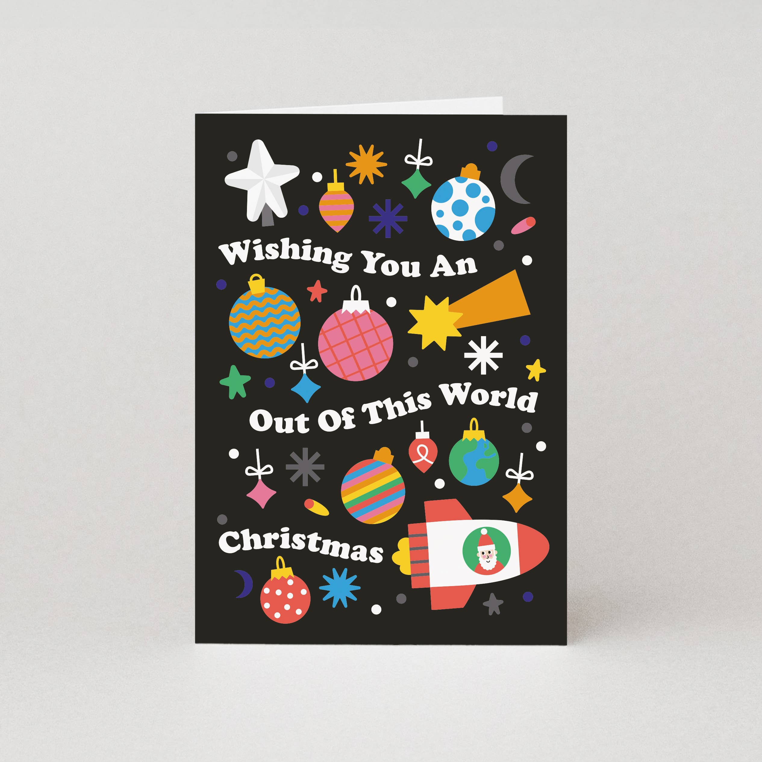 Out of This World Christmas Card | Space Christmas Cards – Leicester ...