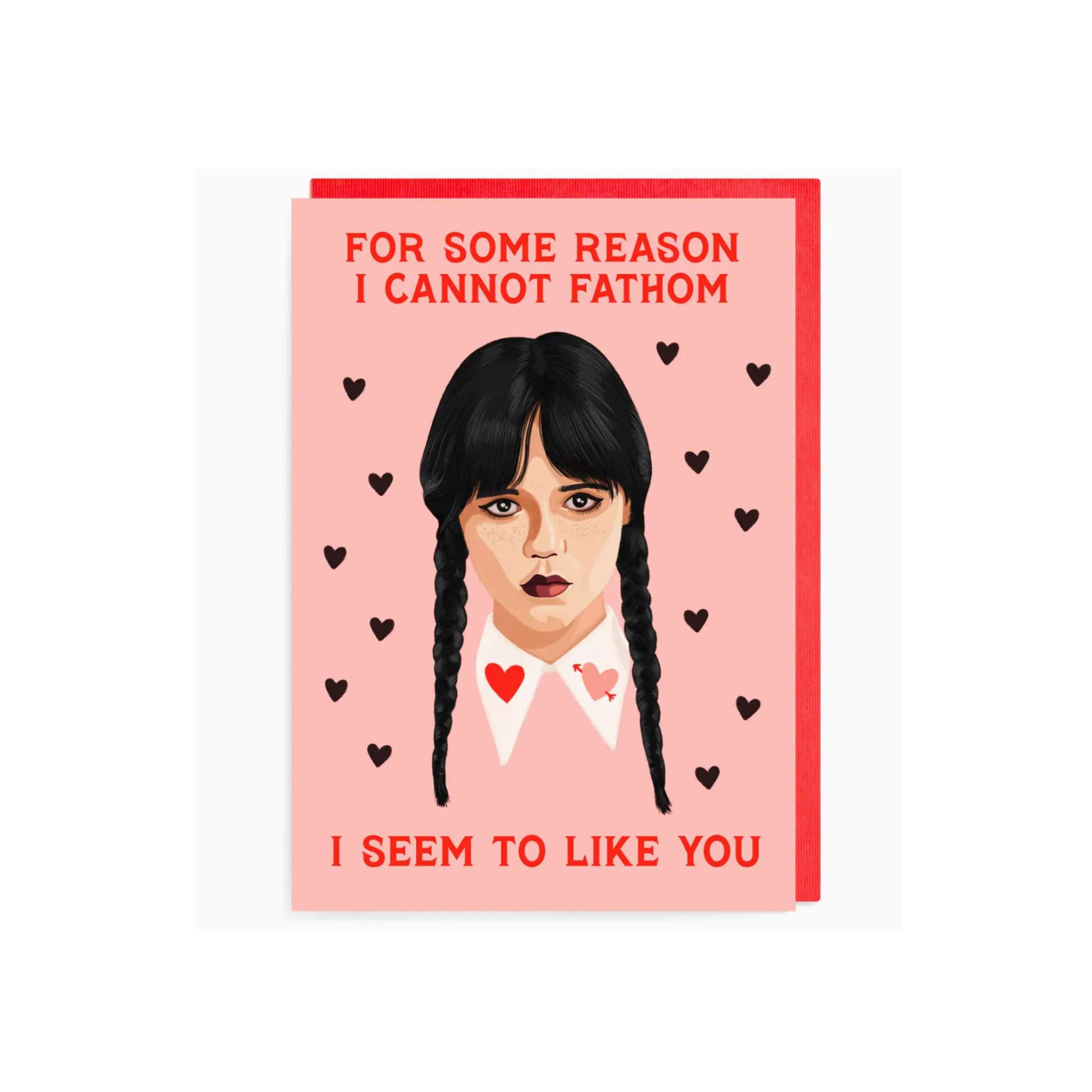 Wednesday Addams Love Card – Leicester Gallery Shop
